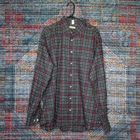 Burberry | Shirts | Burberry London Mens Black Beige Red White Checks ...